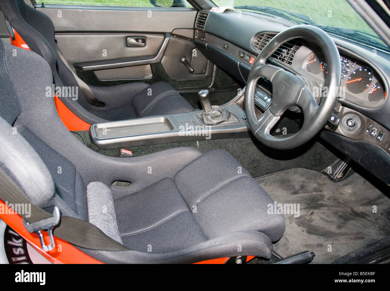1994 Porsche 968 Clubsport coupe sports car interior Stock Photo - Alamy