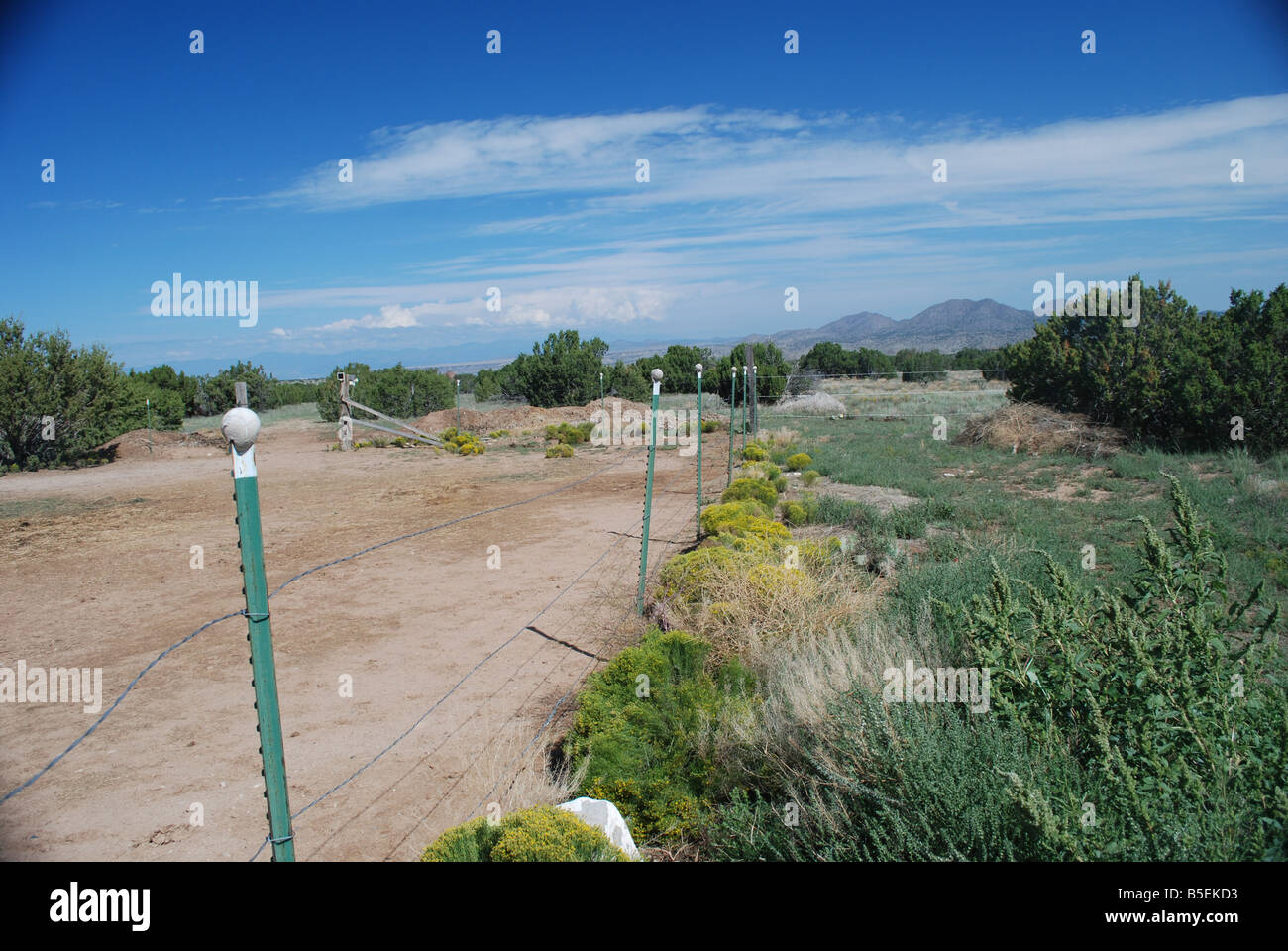 High Feather Ranch, Cerrillos, New Mexico USA Stock Photo - Alamy