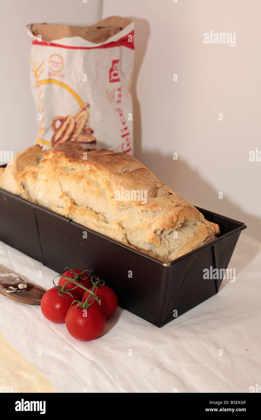 Fresh French Bread Stock Photo Alamy
