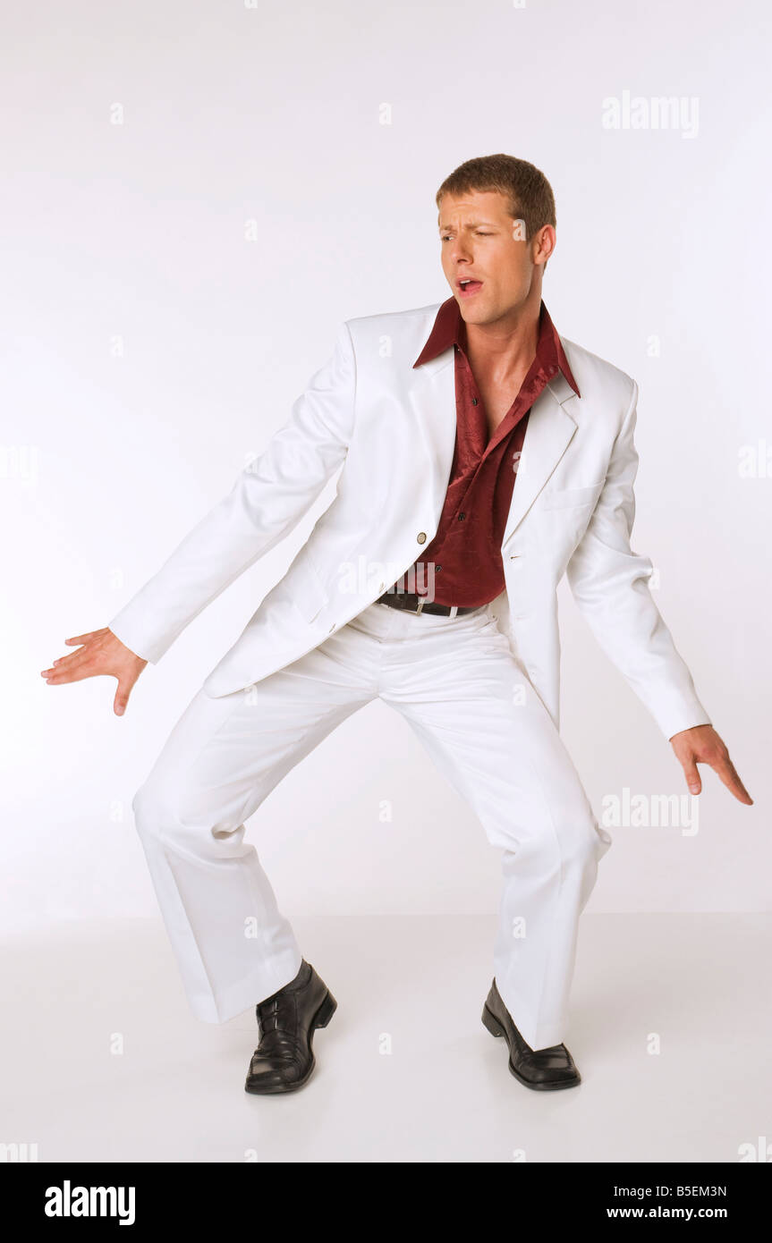 Young man dancing Stock Photo - Alamy