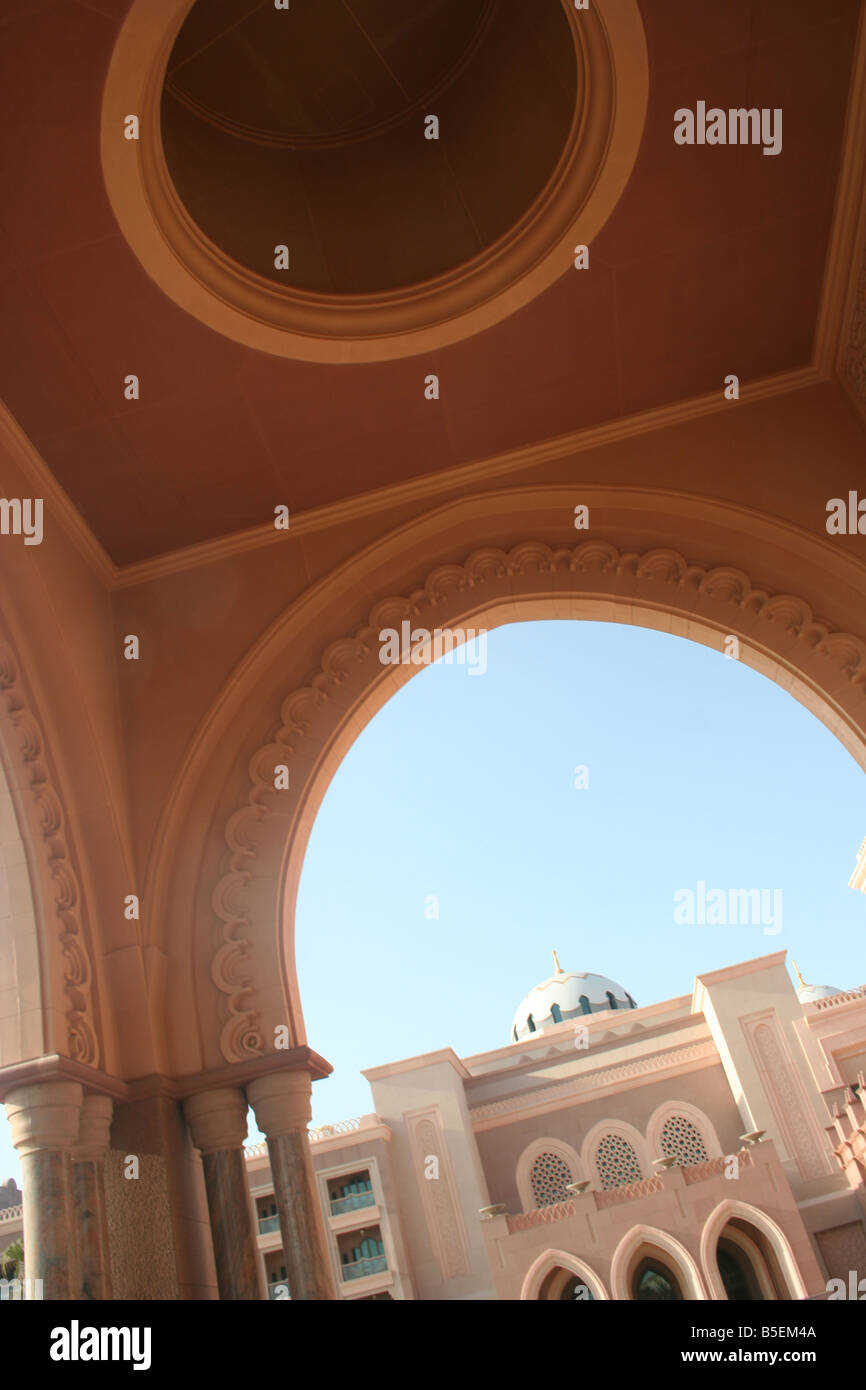 Emirates Palace Hotel Abu Dhabi UAE Exterior Design Stock Photo - Alamy