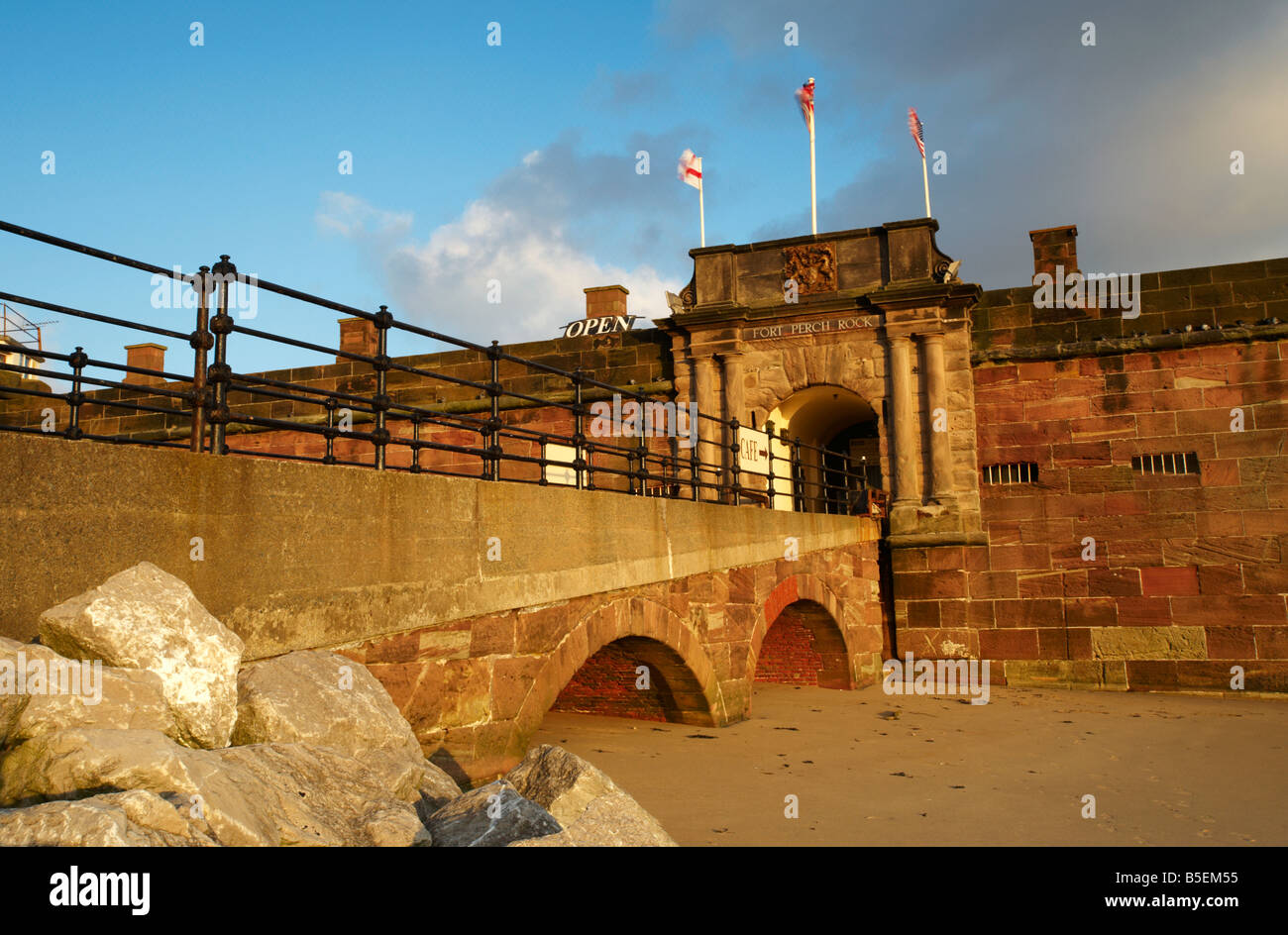 Fort Perch Rock Stock Photo - Alamy