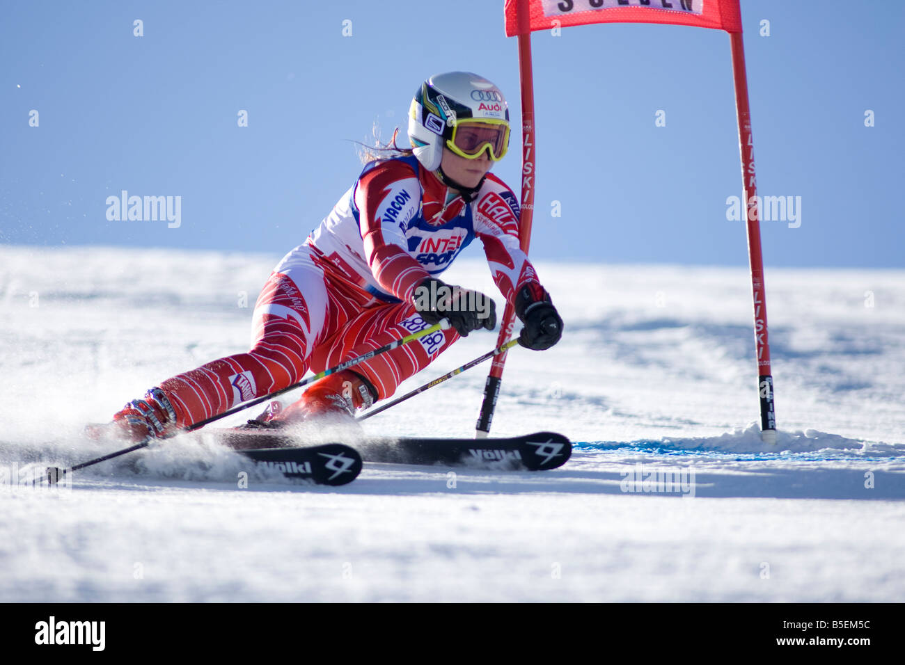 SOELDEN AUSTRIA OCT 25 Sanni Leinonen FIN competing in the womens giant ...