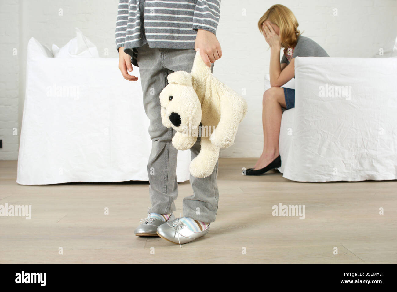Full length girl holding stuffed animal hi-res stock photography and ...