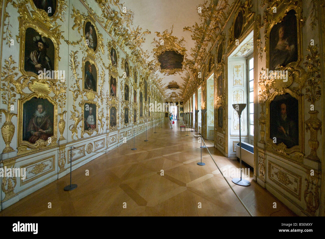 The ancestral portrait gallery with 121 portraits of the Wittelsbach ...