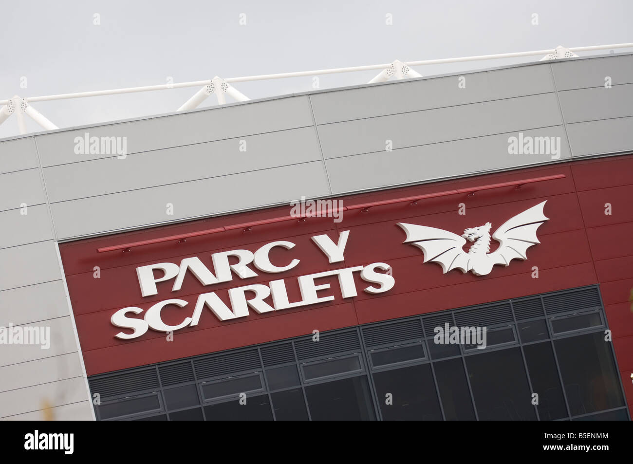 Parc y Scarlets new rugby stadium in the Pemberton district of Llanelli ...