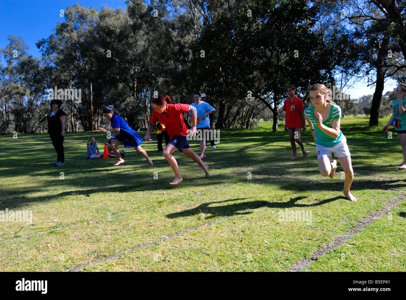 School sports carnival australia hi-res stock photography and images ...