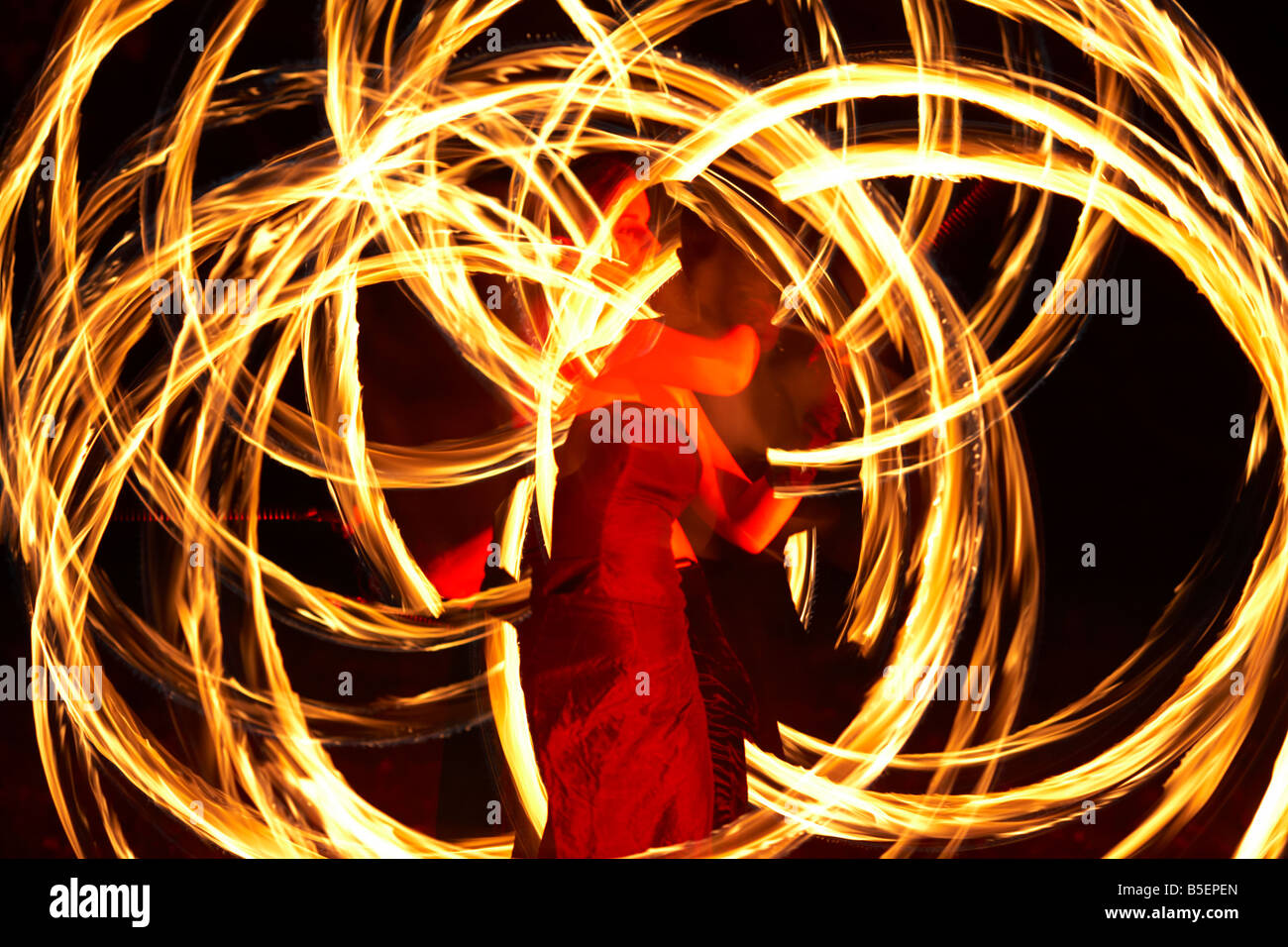 Poi performance art hi-res stock photography and images - Alamy