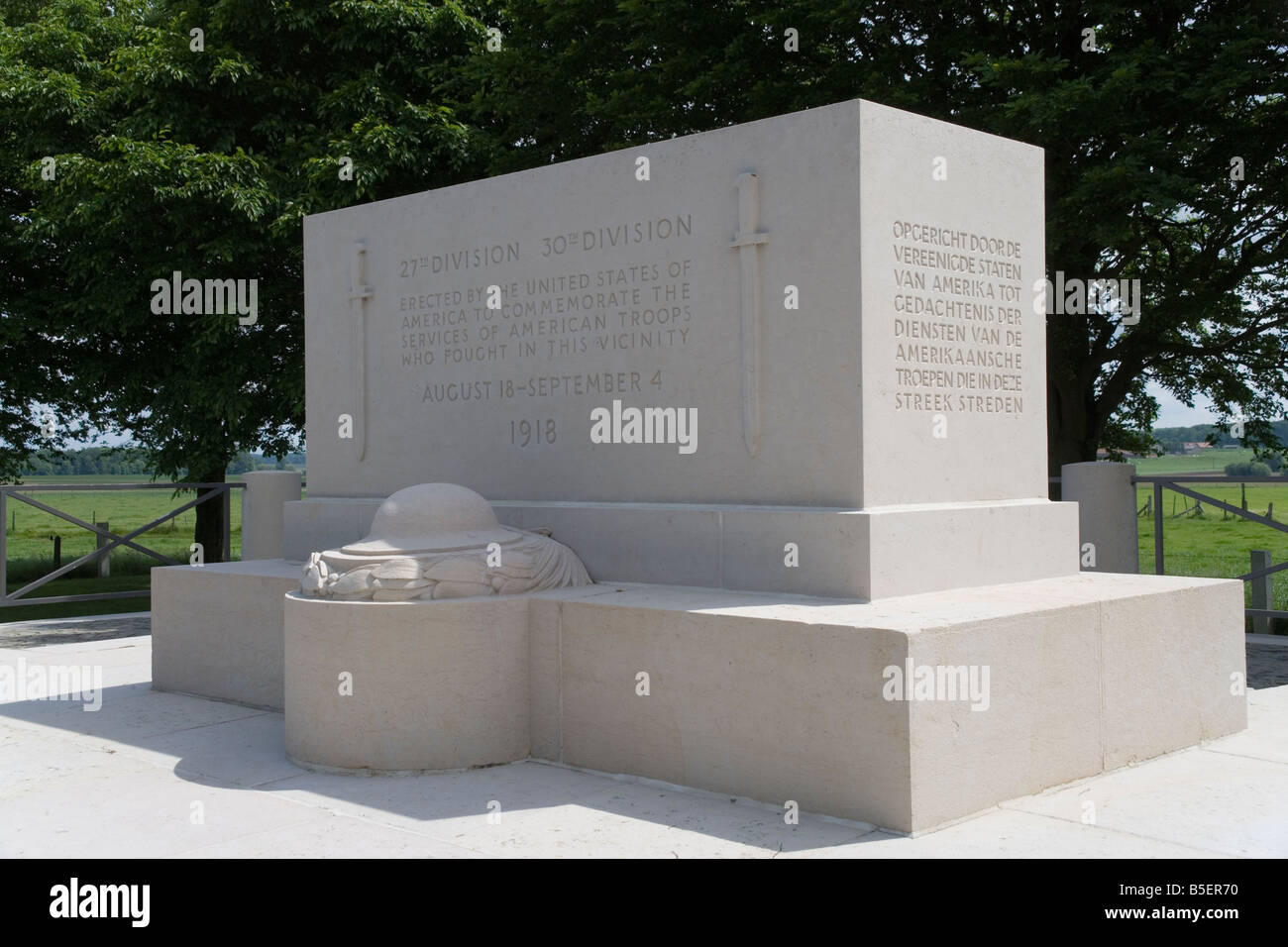 American 27th and 30th Division Monument, Vierstraat, Ypres, Flanders ...