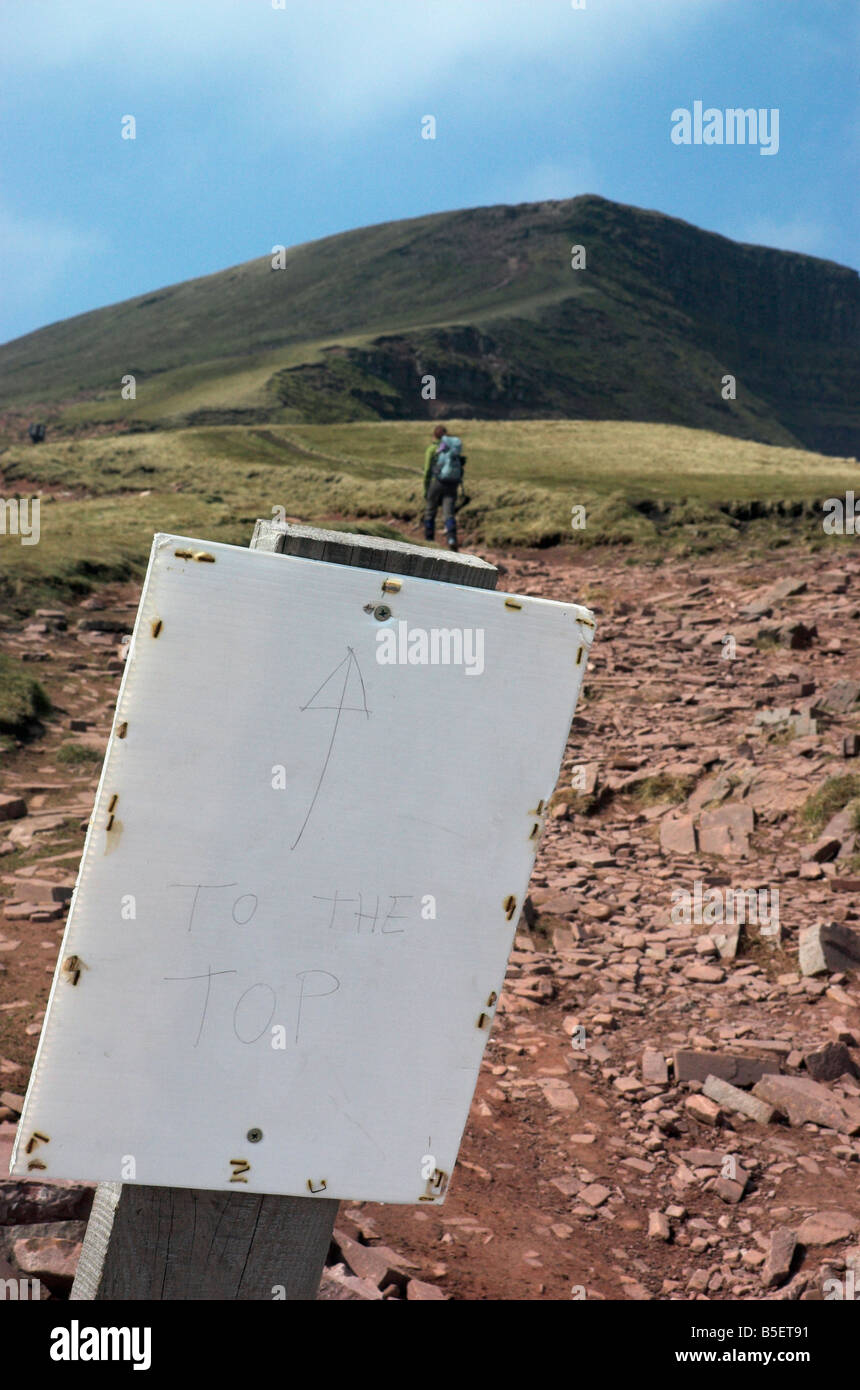 Walker in brecon beacons hi-res stock photography and images - Alamy