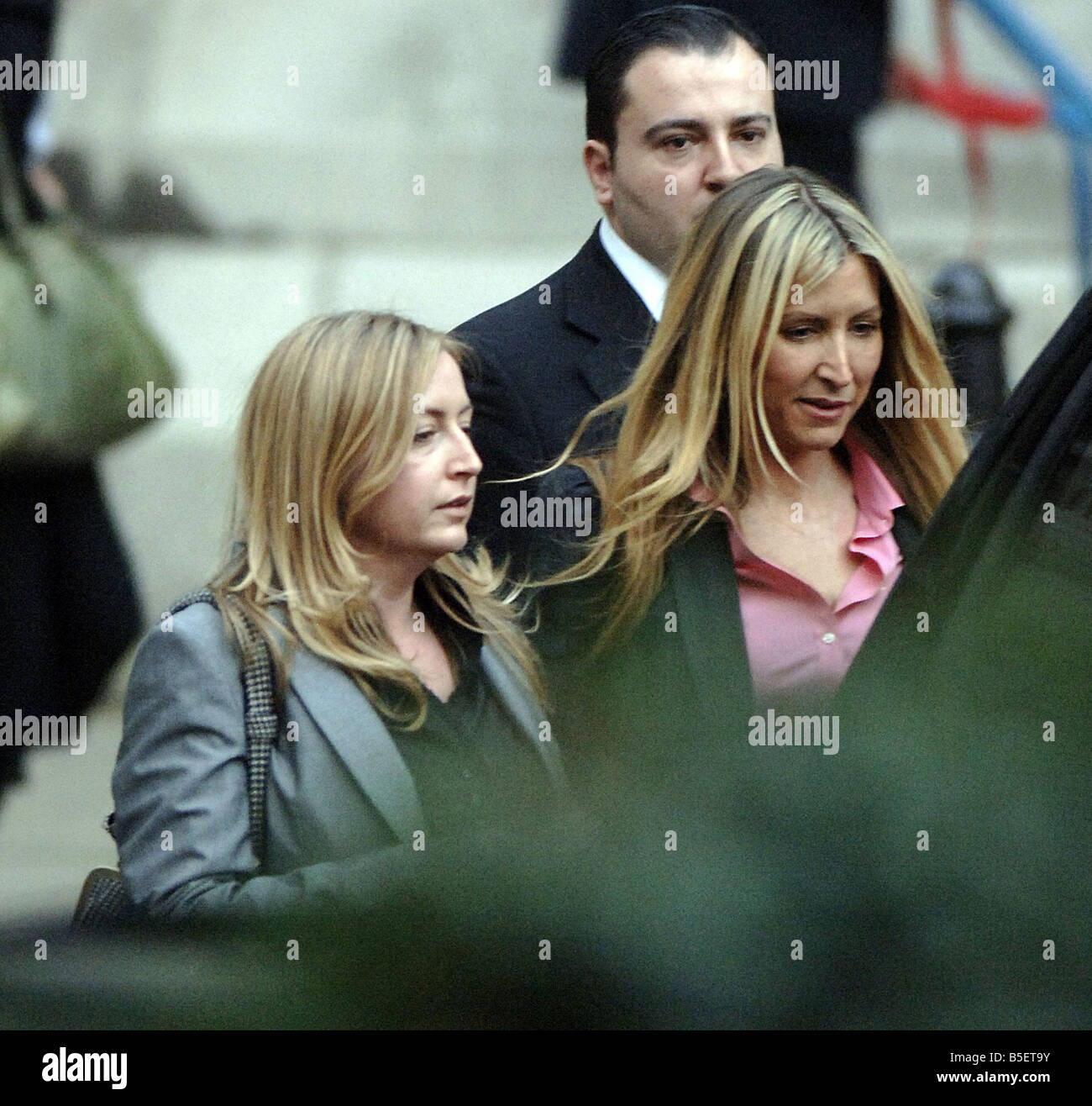 Heather Mills leaves the Royal Courts of justice after the first day of ...