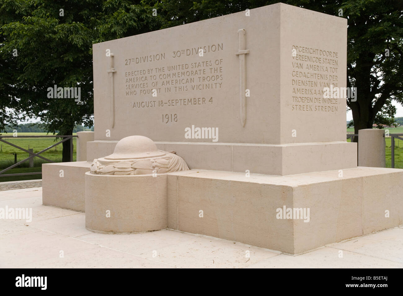American 27th and 30th Division Monument, Vierstraat, Ypres, Flanders ...