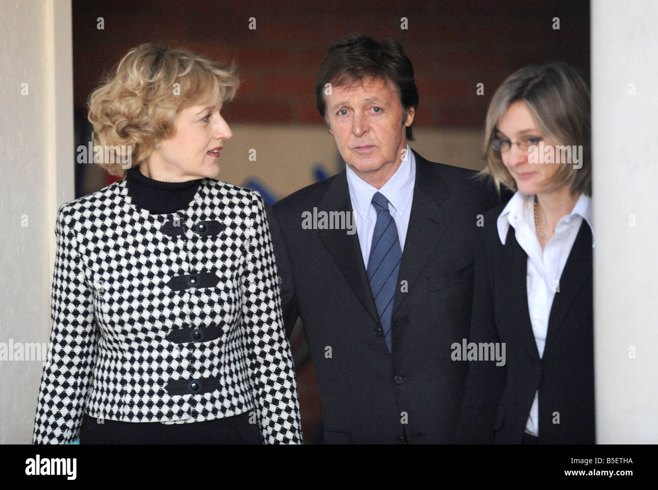 Sir Paul McCartney and his solicitor Fiona Shackleton arrive at the ...