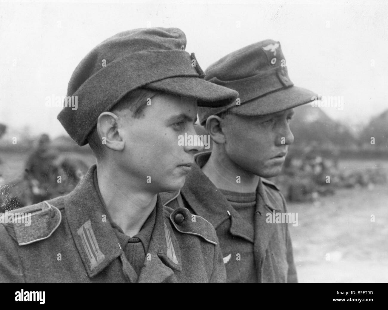 Two teenage German prisoners, both with less than 12 weeks training ...