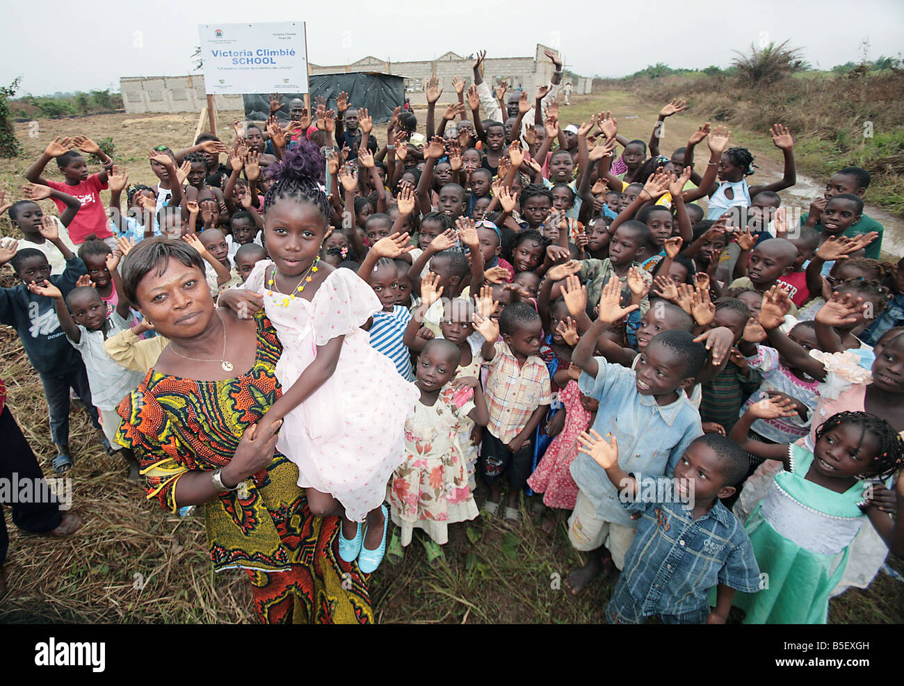 The mother of Victoria Climbie proudly unveils a school built in the ...