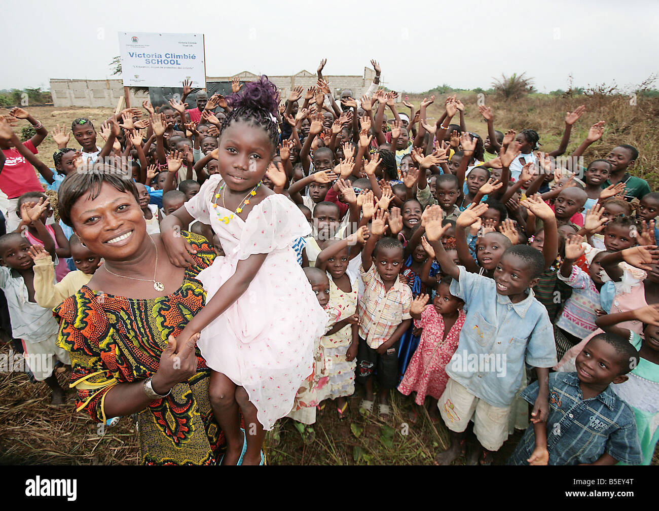 The mother of Victoria Climbie proudly unveils a school built in the ...