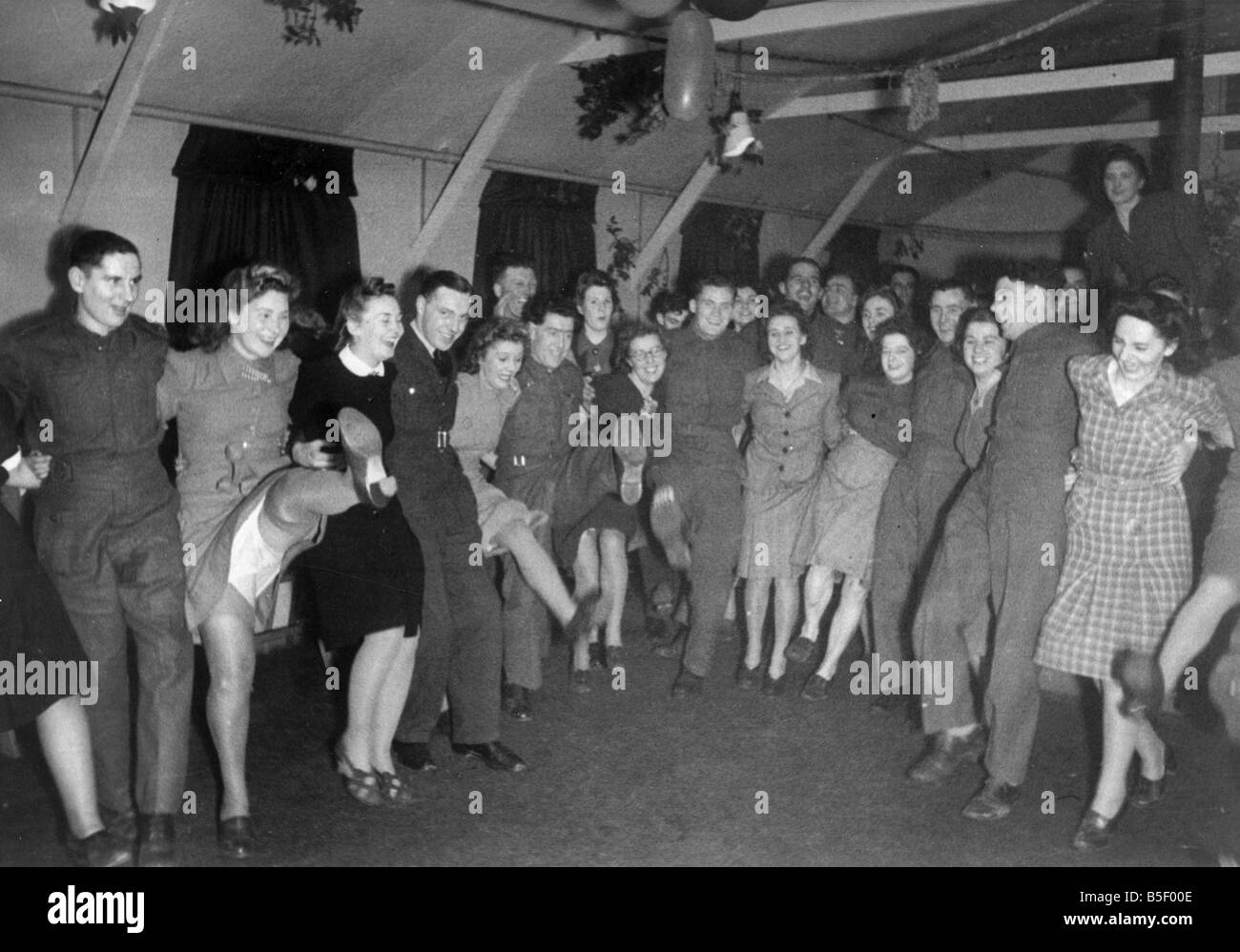 Womens Lands Army Girls at Leamington Spa kicking the old year out and ...