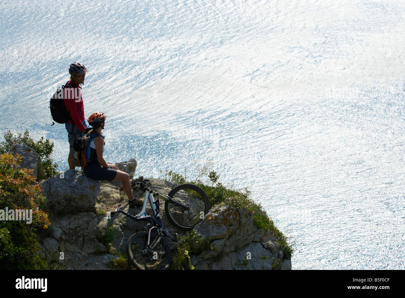 Two resting riders hi-res stock photography and images - Alamy