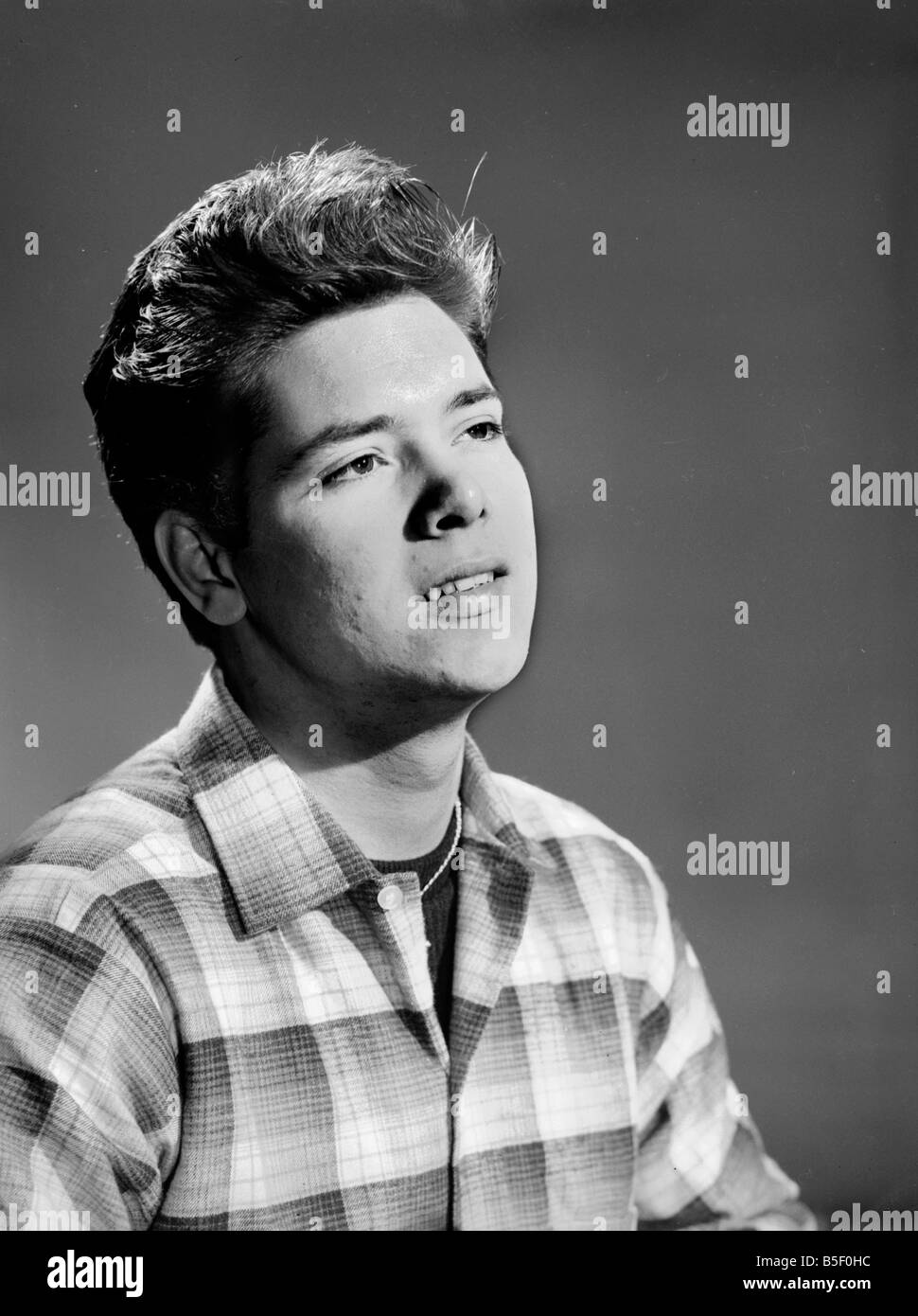 Rock and Roll singer Cliff Richard formerly know Harry Webb circa 1958 ...