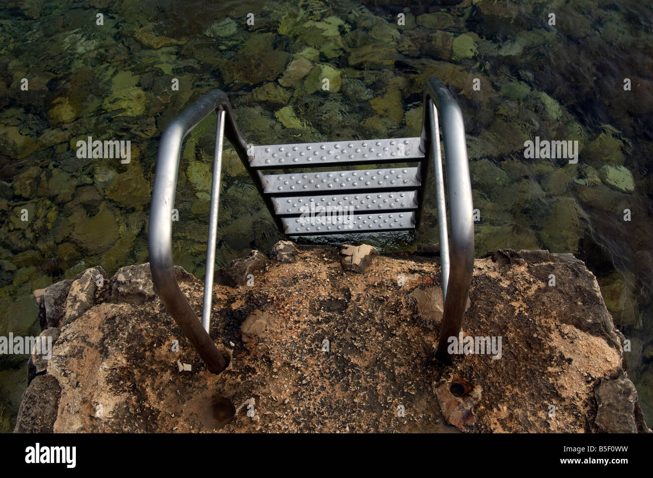 Ladder to beach hi-res stock photography and images - Alamy
