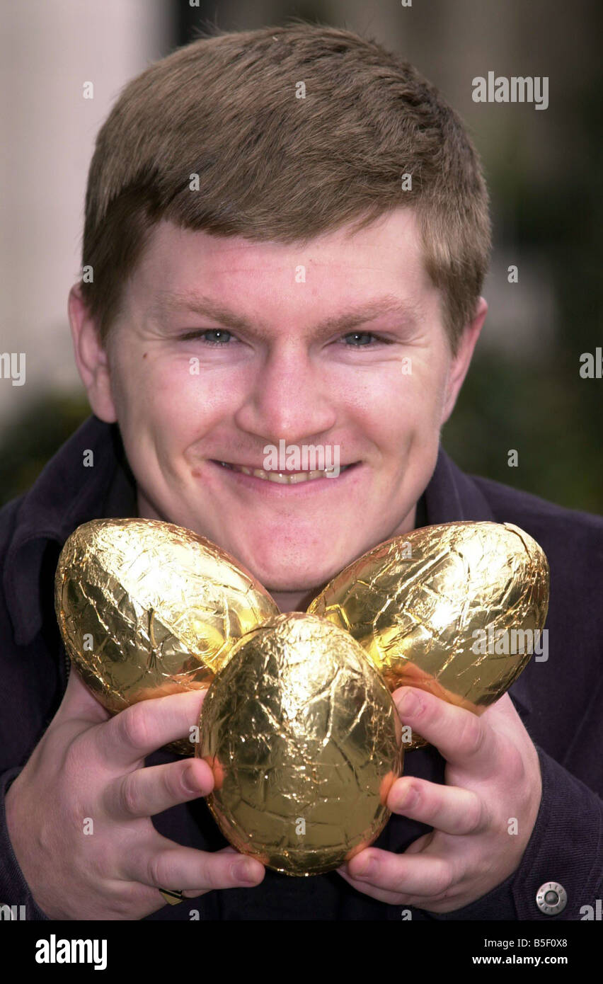 Boxer Ricky Hatton seen here at Easter time March 2002 announces his ...