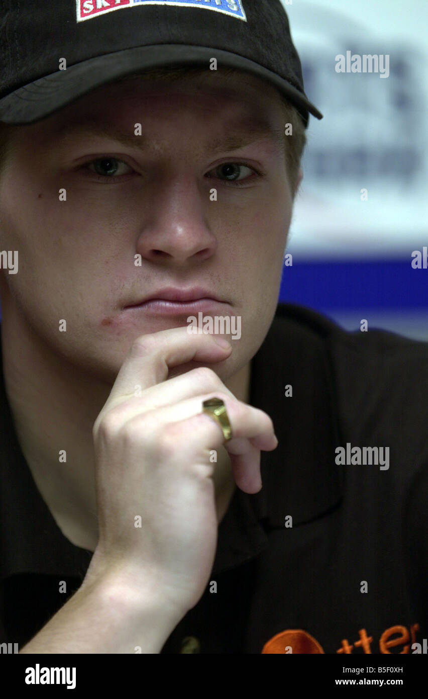 Boxer Ricky Hatton seen here announcing his next fight at the M E N ...