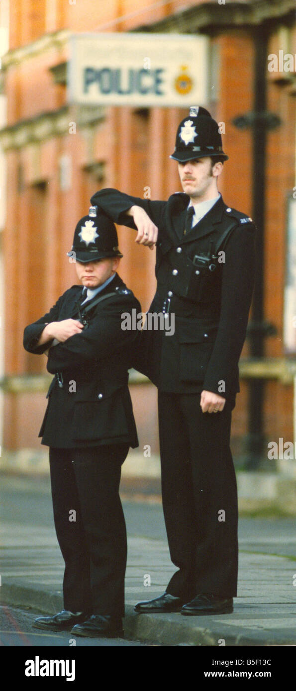 Little and large these two police officers make a strange sight on the ...