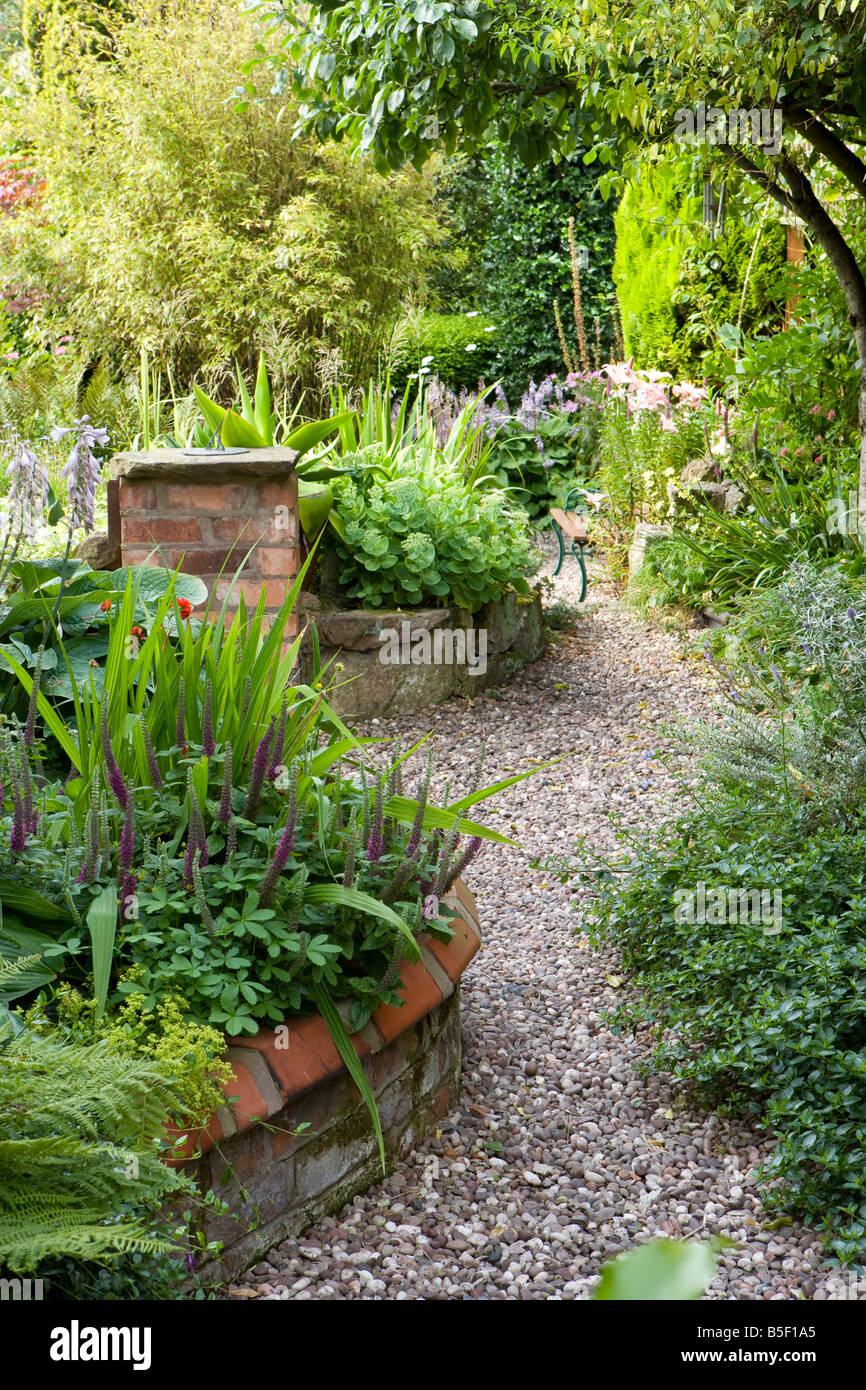 winding path through a garden Stock Photo - Alamy