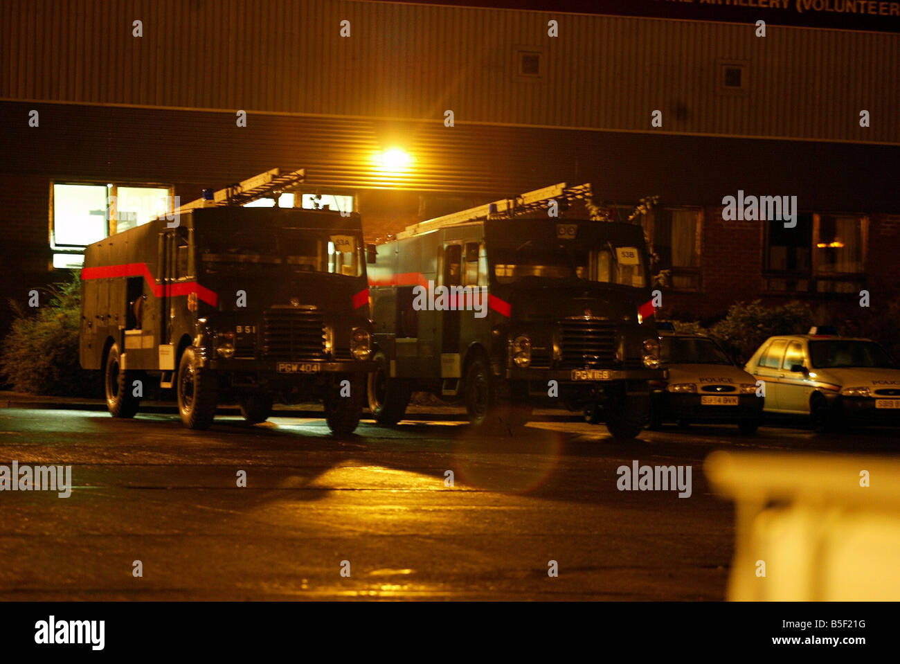 Firefighters Firemen Strike November 2002 A quiet night for the Green ...