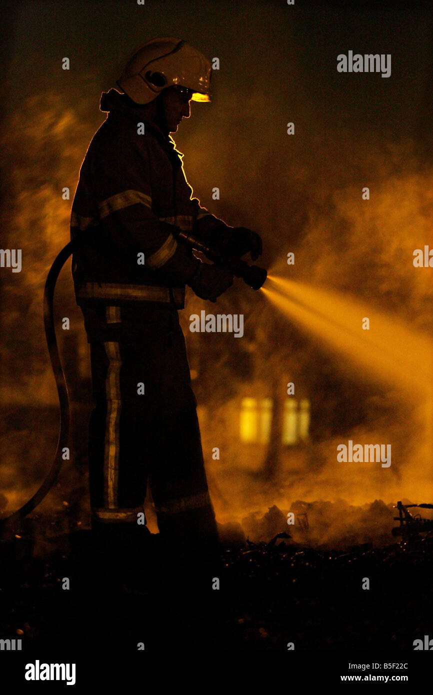 Bonfire night with the Washington Fire Department Firefighter Dave ...