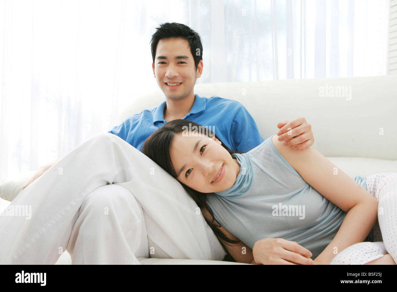 Couple's Daily Life Stock Photo - Alamy