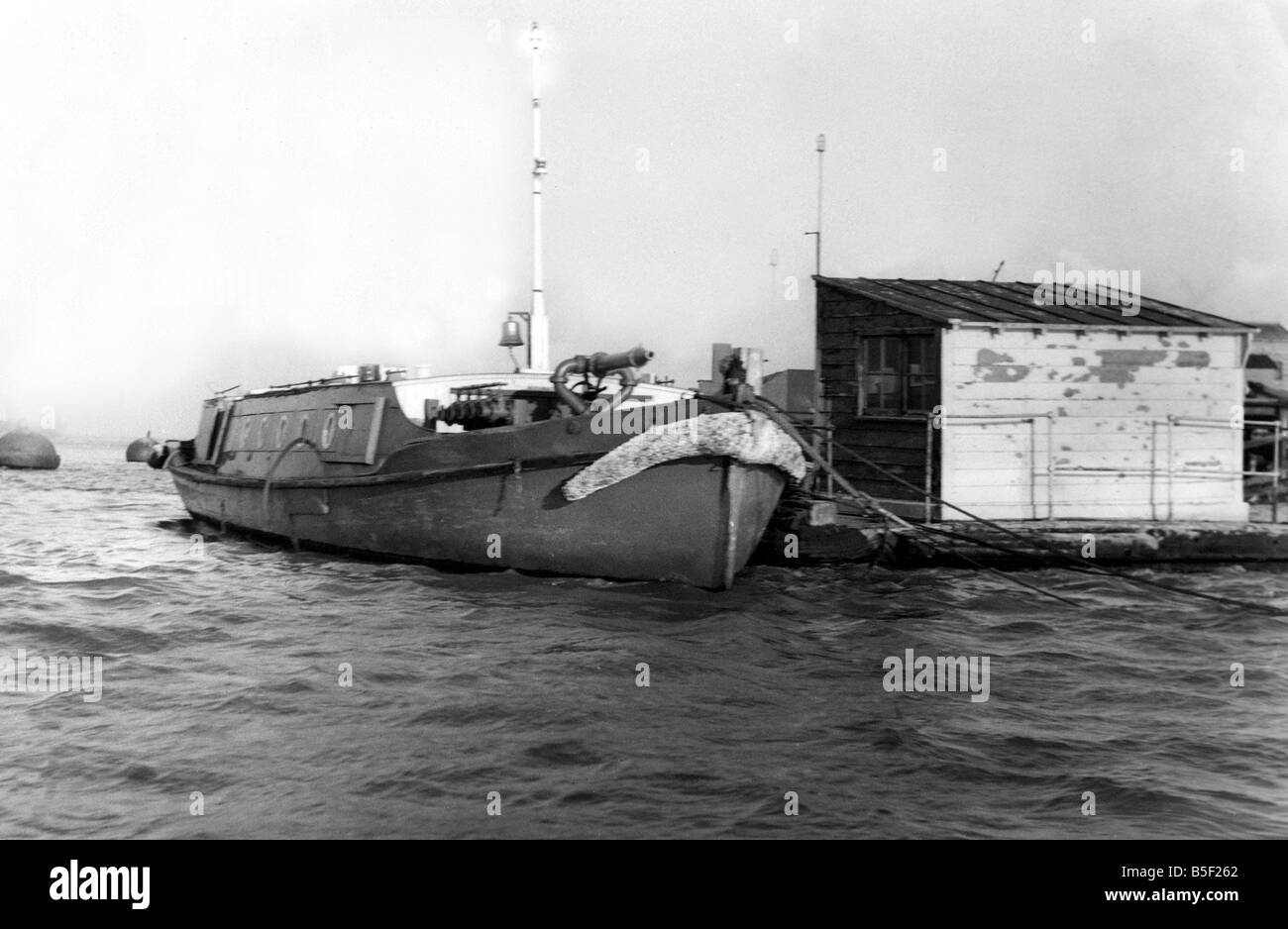 The fire float at South Shields which was damaged during the recent ...