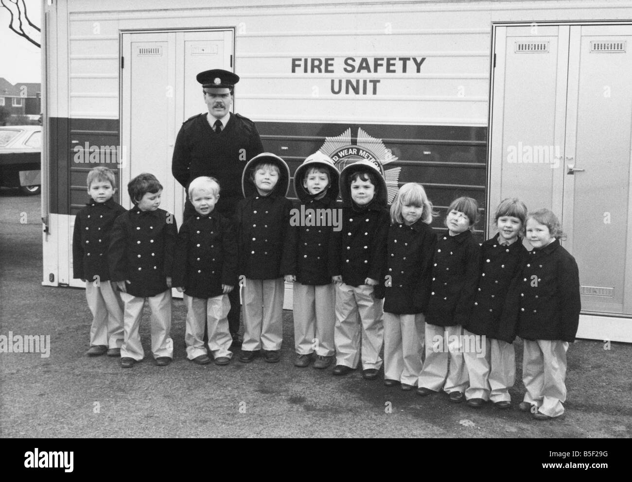 Fire brigade officer Black and White Stock Photos & Images - Alamy