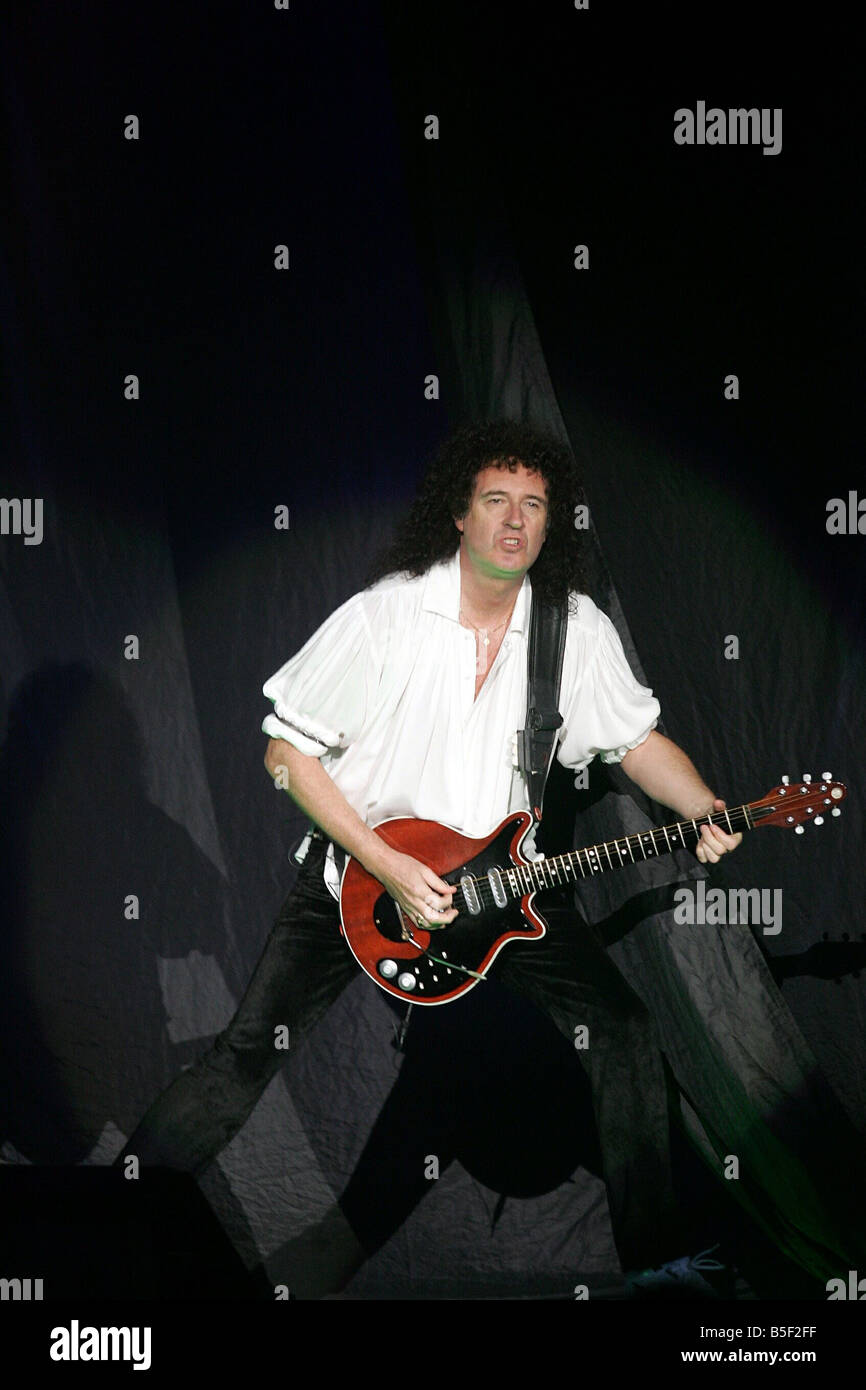 Queen and Paul Rodgers in concert at the Newcastle Metro Radio Arena ...