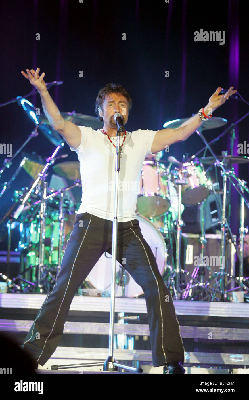 Queen and Paul Rodgers in concert at the Newcastle Metro Radio Arena ...