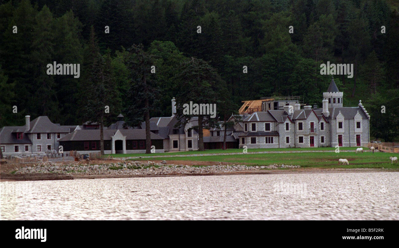 Ben Alder House the home of Urs Schwarzenback during construction ...