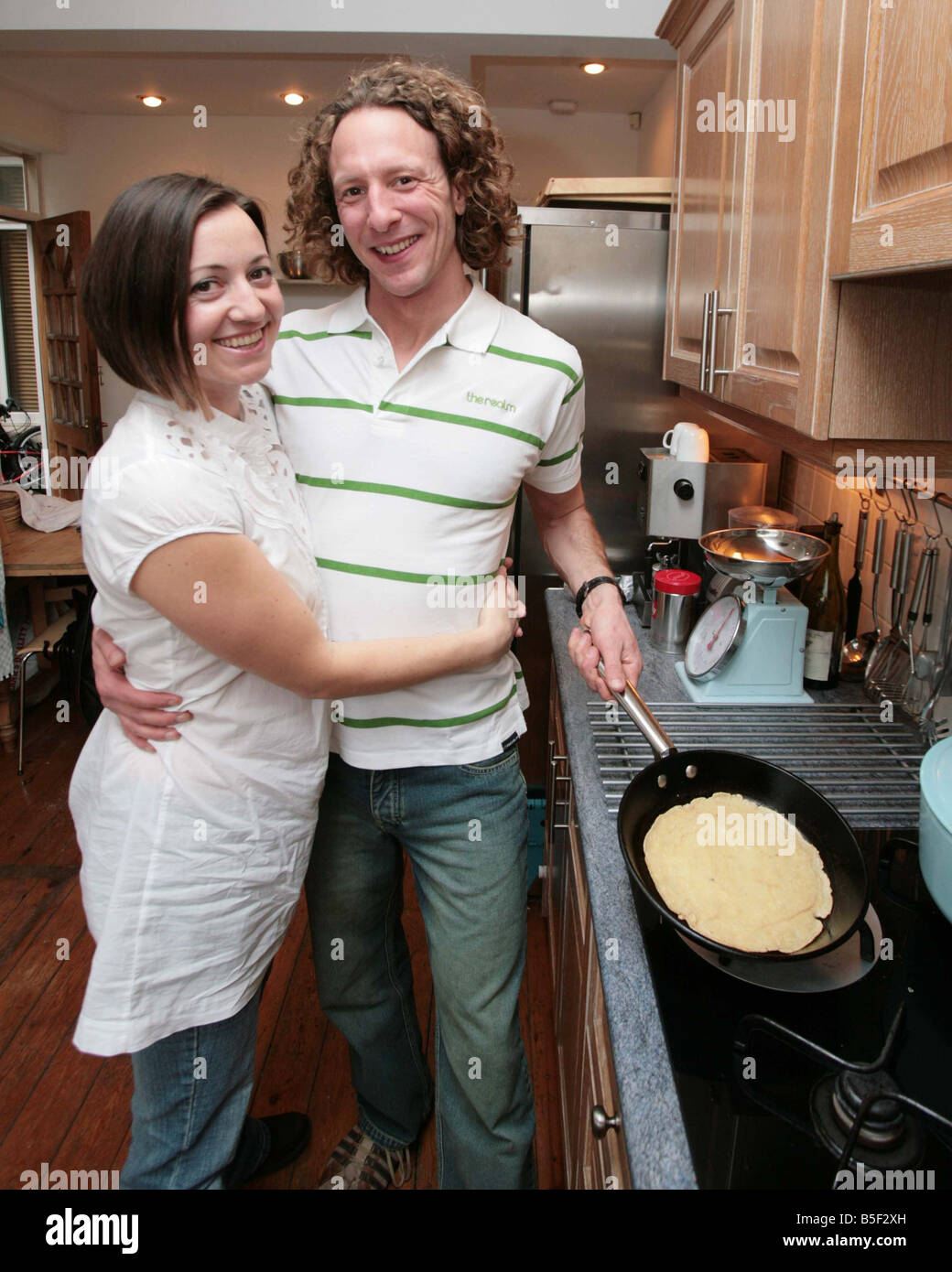 masterchef winner james nathan with his wife lizzie Stock Photo - Alamy
