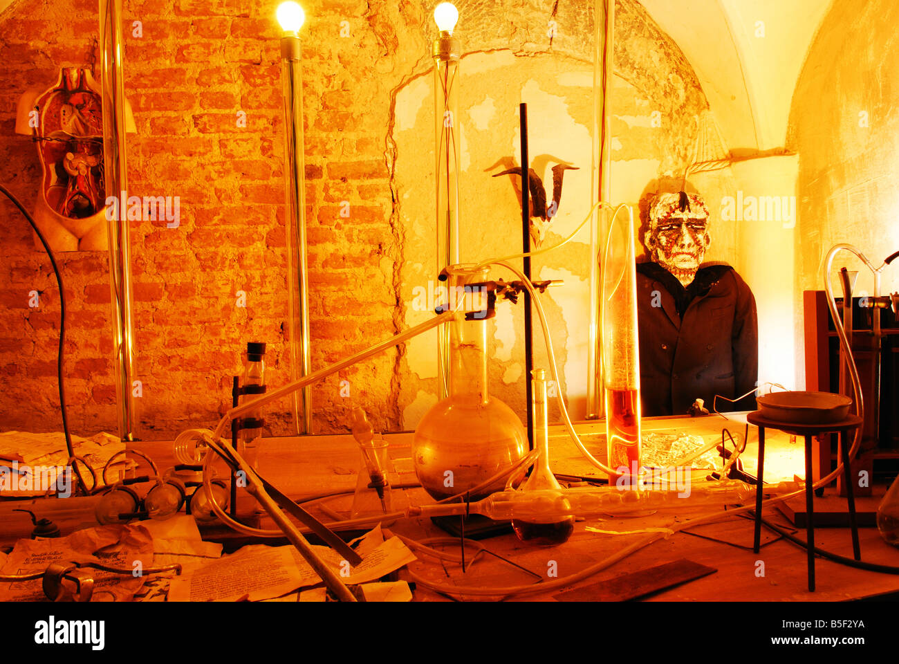 Frankenstein laboratory hi-res stock photography and images - Alamy