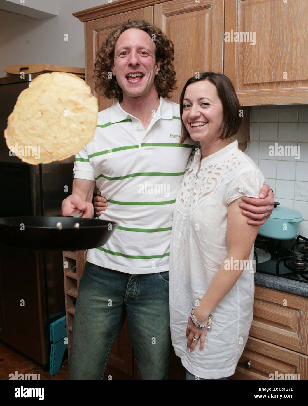 masterchef winner james nathan with his wife lizzie Stock Photo - Alamy