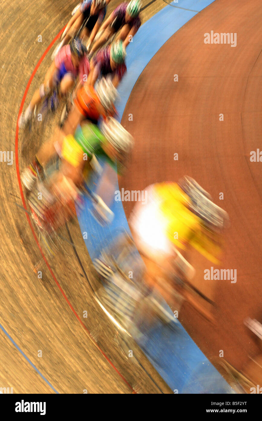Cyclists at the Berlin Velodrom, Germany Stock Photo - Alamy