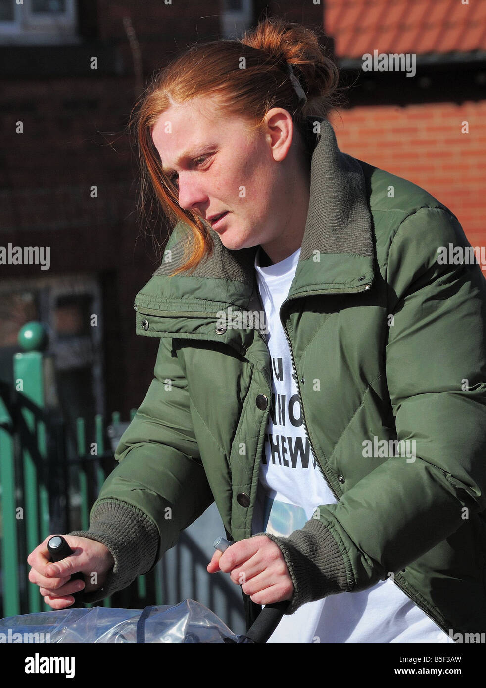 Karen Matthews mother of missing Shannon Matthews in Dewsbury March ...