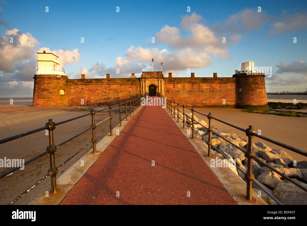 Fort Perch Rock Stock Photo - Alamy