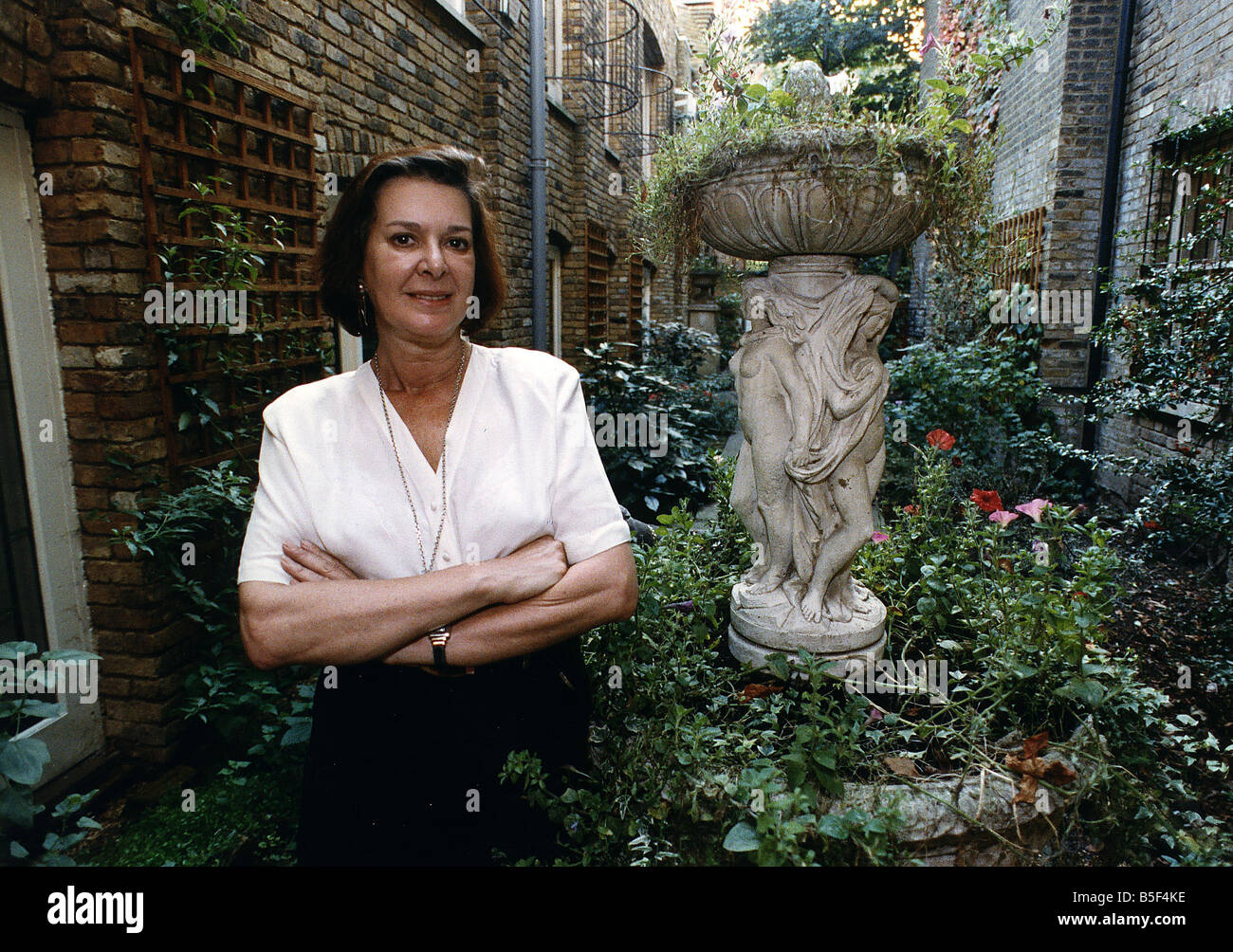 Verity Lambert TV Producer for BBC TV soap opera Eldorado stands in ...