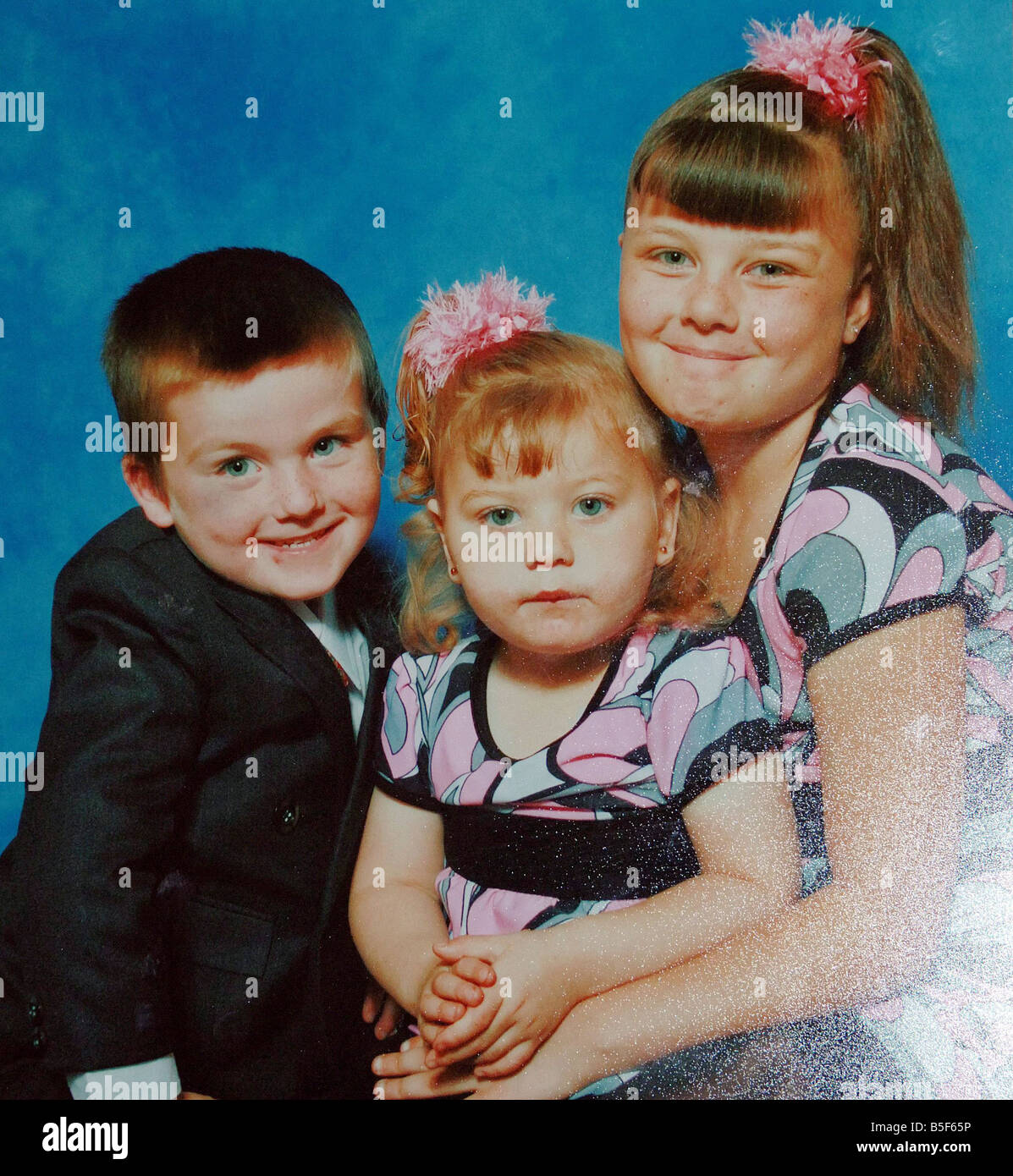 Shannon Matthews aged 9 on the right with courtney aged 2 and Cameron ...