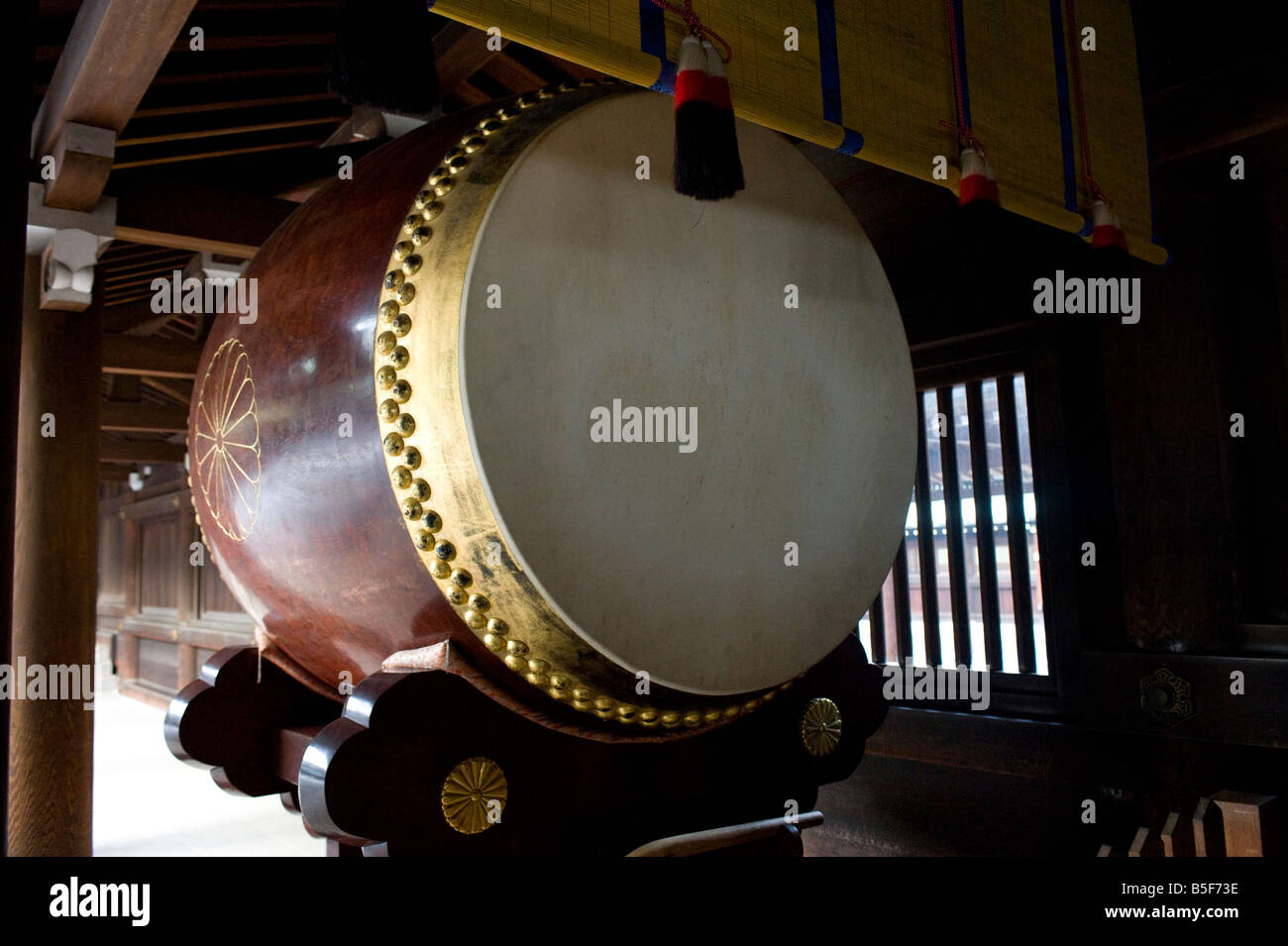 Taiko Drum at the Meiji Jingu Shrine, in Tokyo, Japan Stock Photo - Alamy