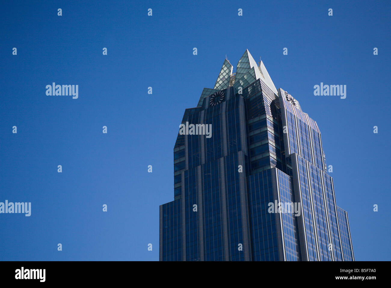 Frost bank high rise with urban modern architecture Stock Photo - Alamy