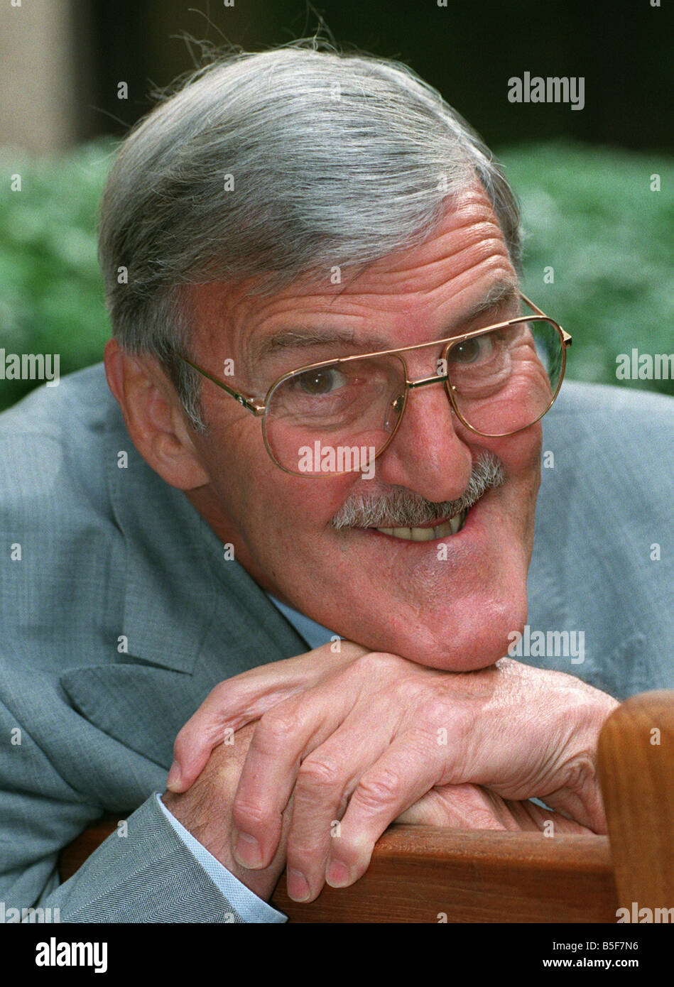 Jimmy Hill Television Presenter 1998 Stock Photo - Alamy