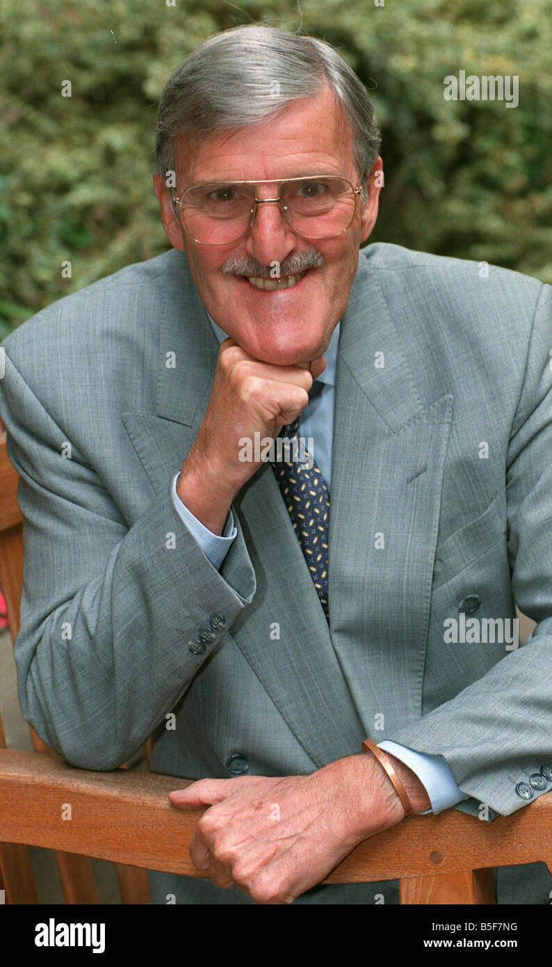 Jimmy Hill Television Presenter 1998 Stock Photo - Alamy