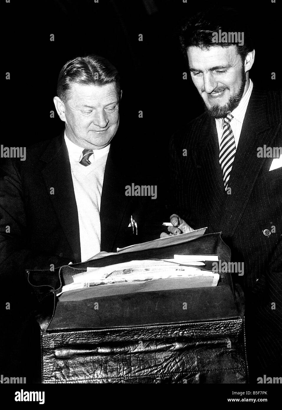 Jimmy Hill Football players Union Chairman and his Secretary Cliff ...