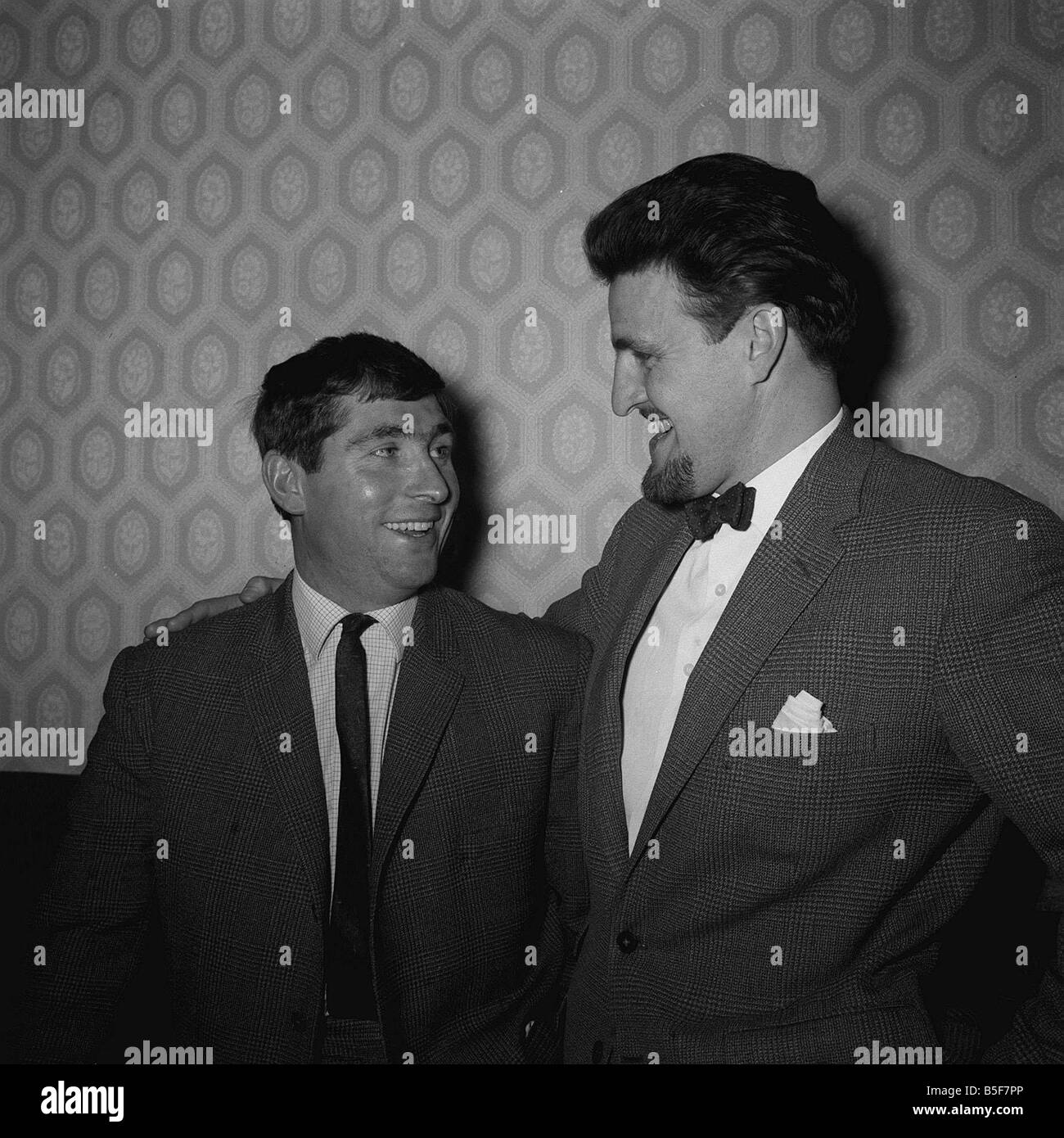 Jimmy Hill football manager with his new signing John Smith who he ...